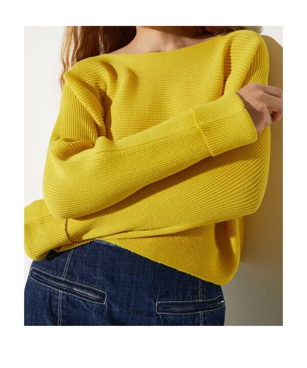 MAXCO. Max&co. Long Sleeve Boat Neck Knit