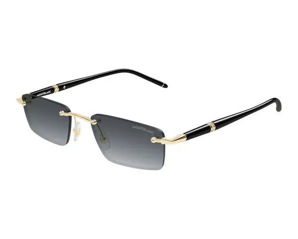 Montblanc Rectangle Frame Sunglasses - Gray
