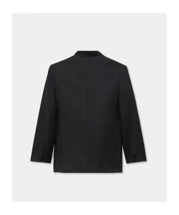 Kenzo Double-breasted Tailored Kimono Jacket In Virgin Wool