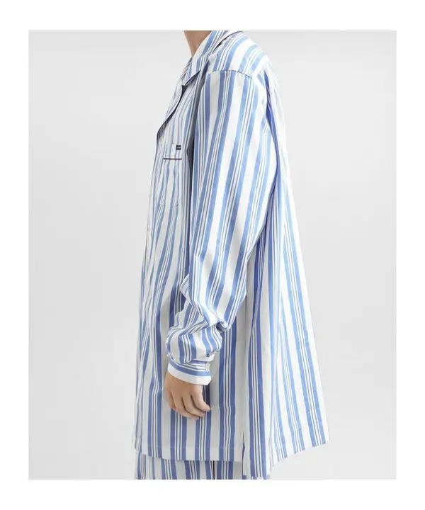 Dolce & Gabbana Striped Poplin Vanity Shirt