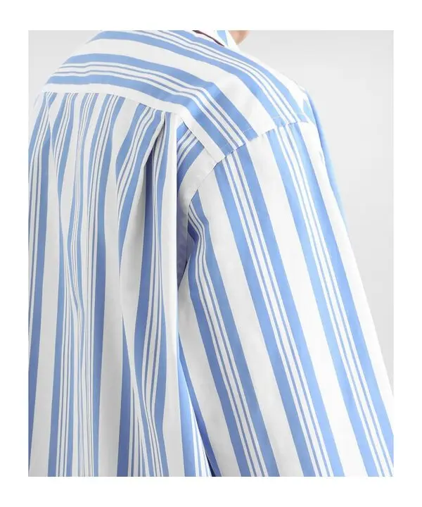 Dolce & Gabbana Striped Poplin Vanity Shirt