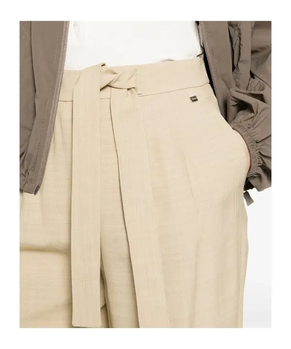 Herno Belted Wide-leg Trousers