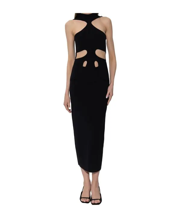 Cult Gaia Sleeveless Cutout Midi Dress