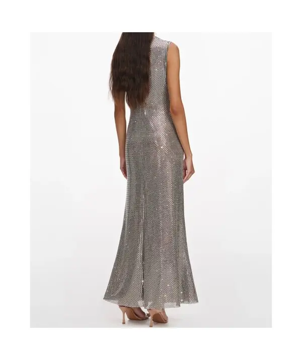SELF-PORTRAIT Sleeveless Maxi Dress