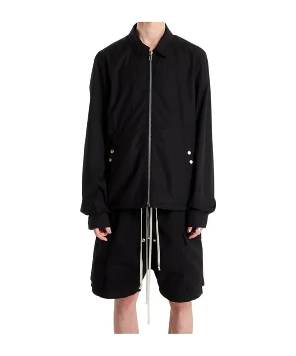 Rick Owens Zip-up Long Sleeved Jacket - Black