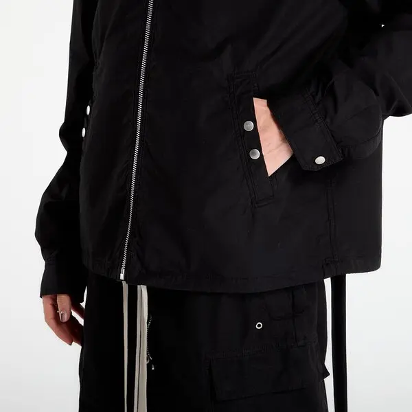 Rick Owens Zip-up Long Sleeved Jacket - Black