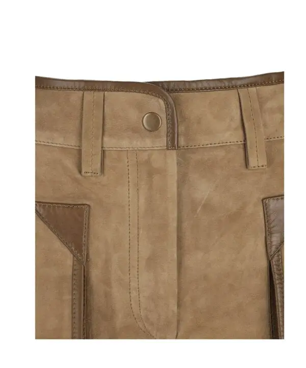 Isabel Marant Étoile Suede Buckled Shorts - No