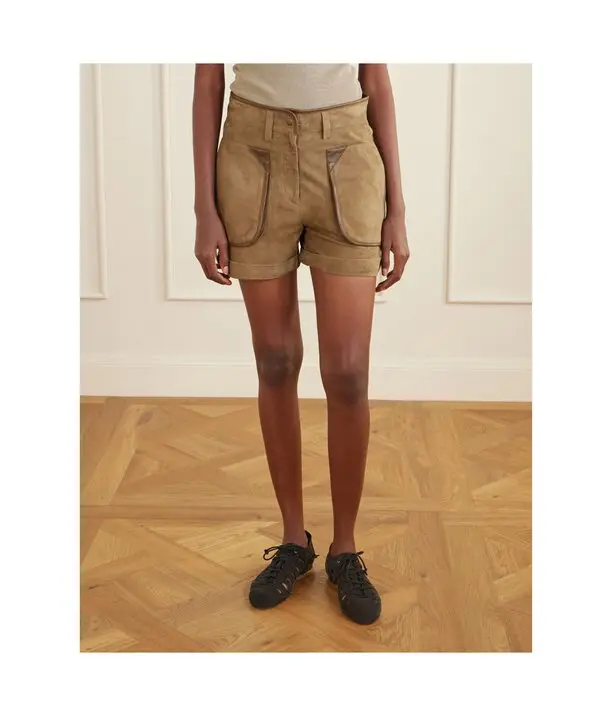 Isabel Marant Étoile Suede Buckled Shorts - No