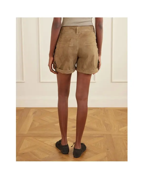 Isabel Marant Étoile Suede Buckled Shorts - No