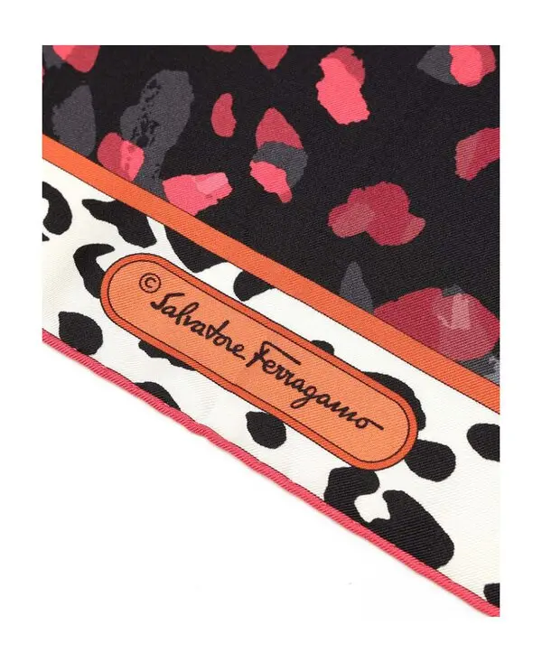 FERRAGAMO Printed Silk Scarf - Multicolor