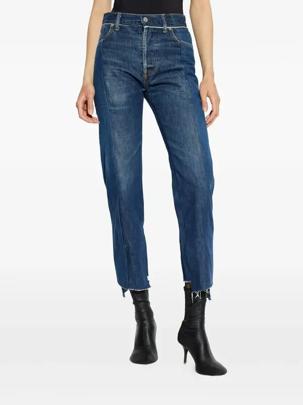 Vetements Raw Hem Straight-leg Jeans