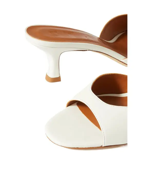 Staud Leather Mules - White