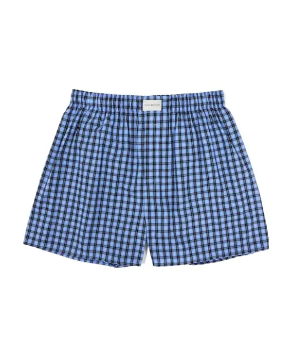 Tommy Hilfiger Plaid Boxer Shorts - Blue