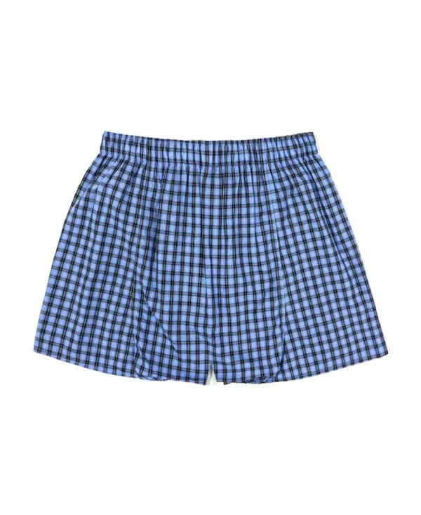 Tommy Hilfiger Plaid Boxer Shorts - Blue