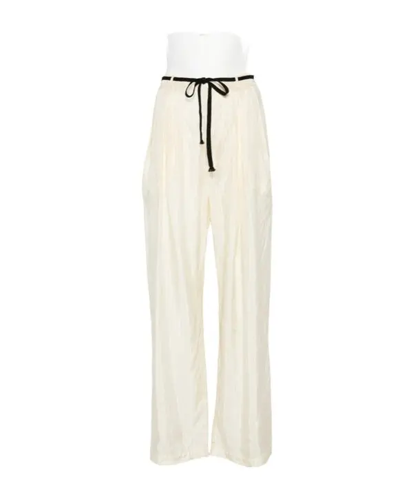 Barena Venezia Drawstring Casual Pants - White