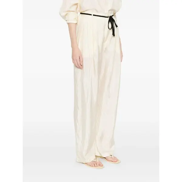 Barena Venezia Wide-leg Drawstring Pants - White