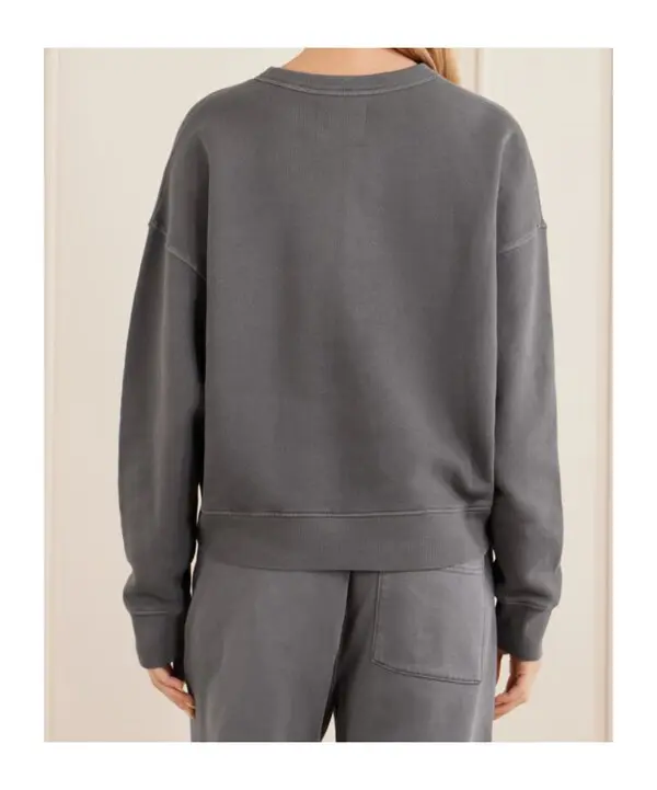 Citizens Of Humanity Cotton-blend Fleece Sweatshirt - Dark Gray