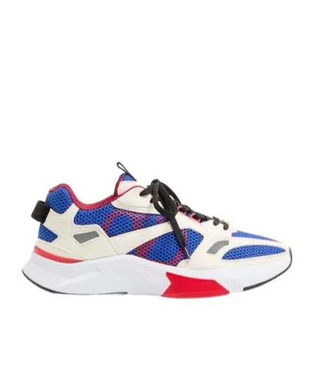 Valentino Garavani Demivee Sneakers In Mesh And Suede - White/blue