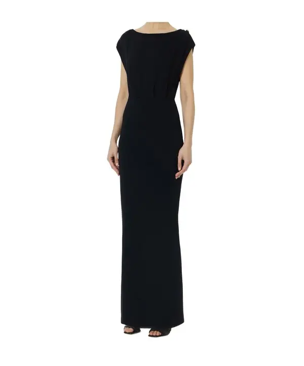 Elisabetta Franchi Milano Stitch Knitted Dress - Black