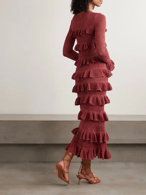 Zimmermann Wanderlust Ruffle Dress