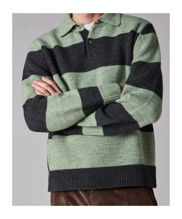 Paul Smith Striped Polo Sweater