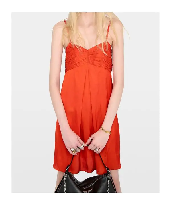 Zadig&Voltaire Suspender Dress - Orange