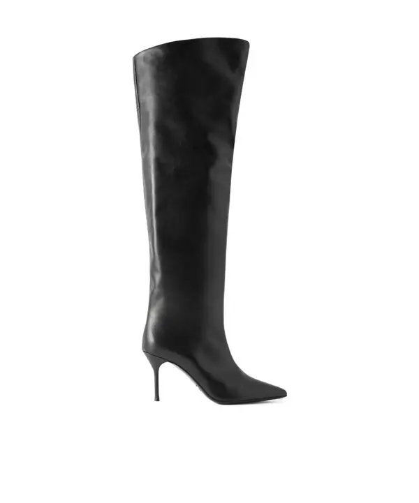 Staud Leather Over-the-knee Boots - Black