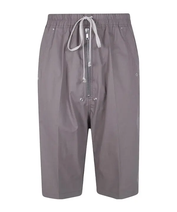 Rick Owens Cargo Zip Shorts - Gray