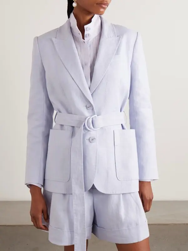 Zimmermann Luna Belted Blazer