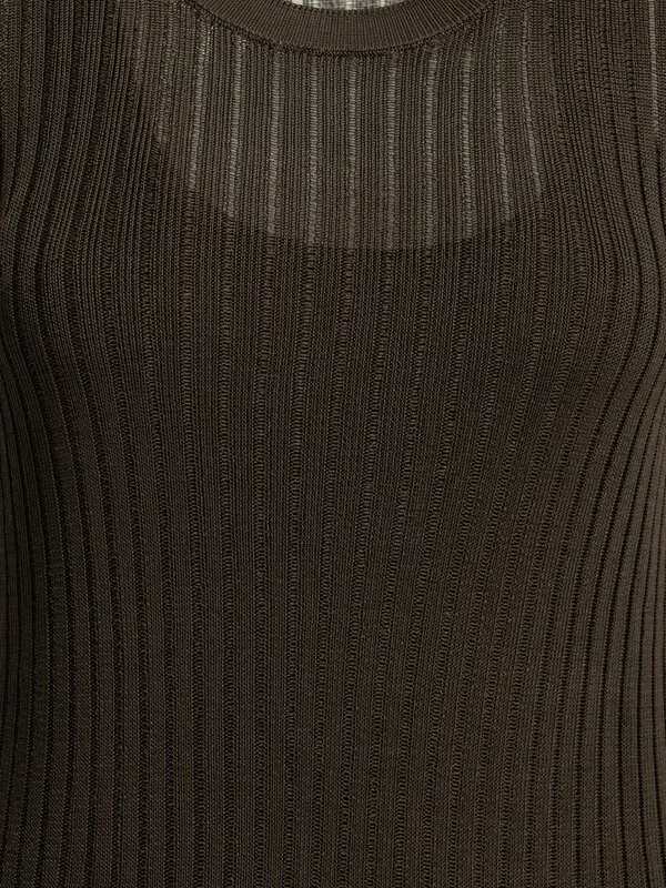 Loulou De Saison Sleeveless Round Neck Maxi Dress