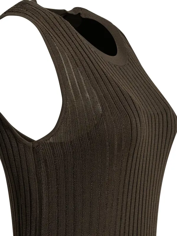 Loulou De Saison Sleeveless Round Neck Maxi Dress
