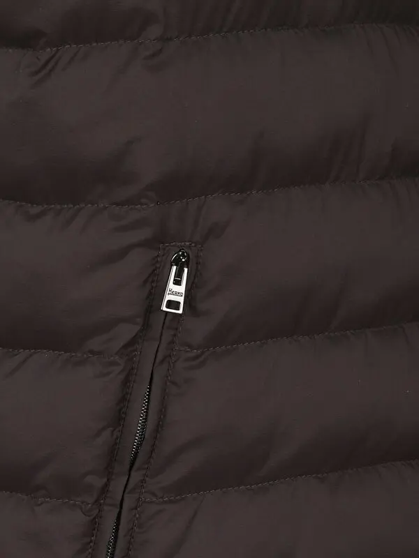 Herno High-neck Padded Gilet - Brown