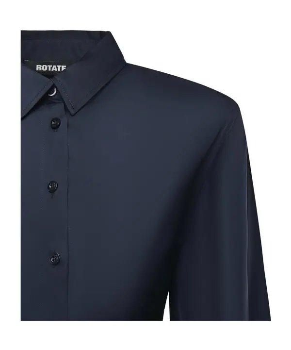 ROTATE BY BIRGER CHRISTENSEN Tie-waist Shirt Dress