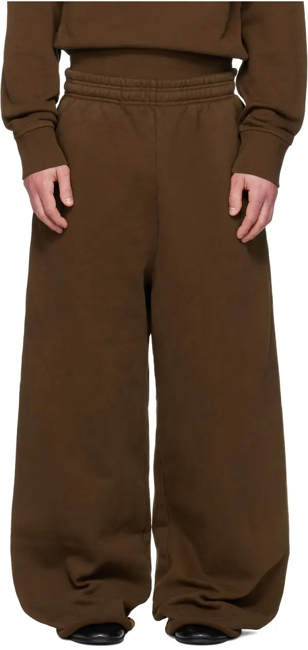 ENTIRE STUDIOS Wide-leg Elasticated Pants - Brown