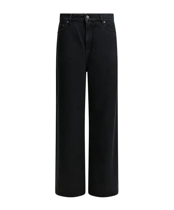 GOLDEN GOOSE Boyfriend Wide-leg Jeans - Black