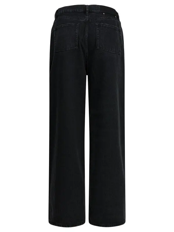 GOLDEN GOOSE Boyfriend Wide-leg Jeans - Black