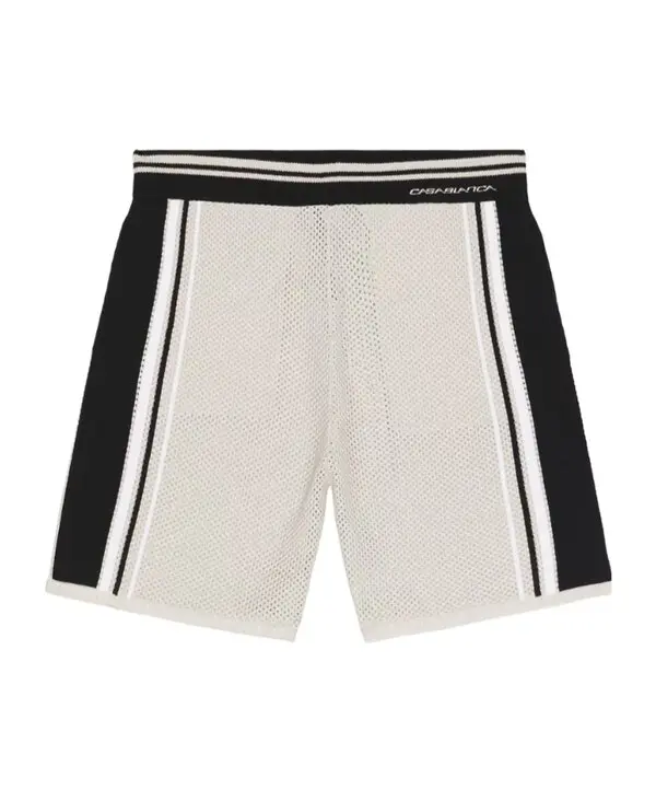 Casablanca Knitted Shorts - White