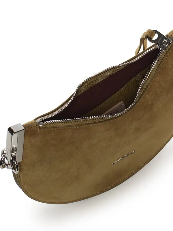 COCCINELLE Curved Zip Shoulder Bag - Brown