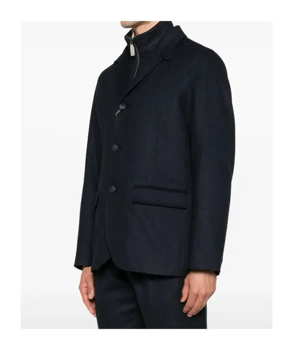 Herno Long-sleeved Zip-up Jacket - Black