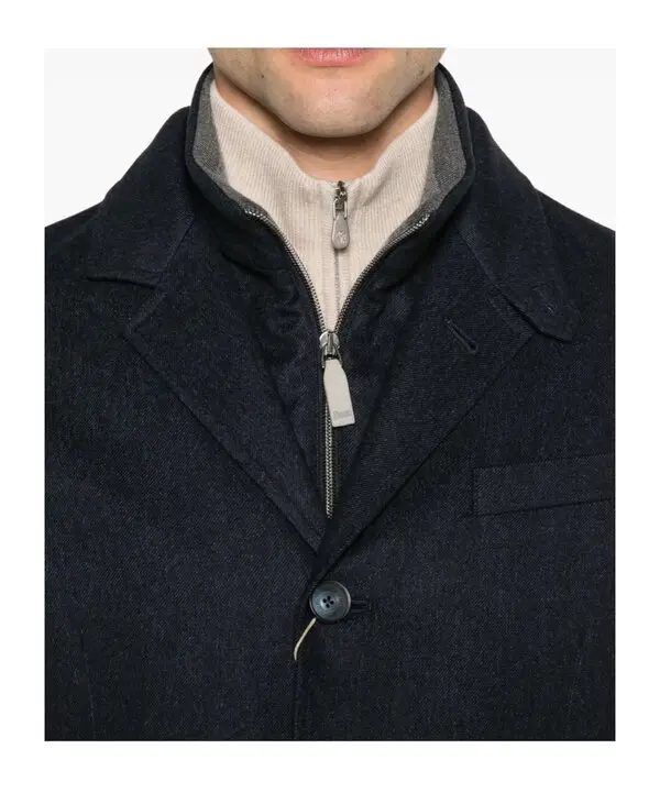 Herno Long-sleeved Zip-up Jacket - Black