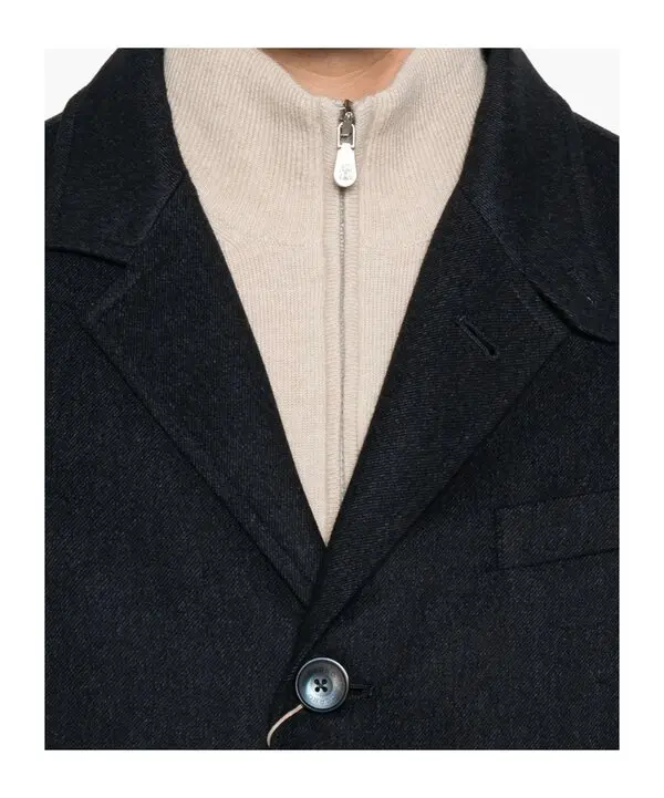 Herno Long-sleeved Zip-up Jacket - Black