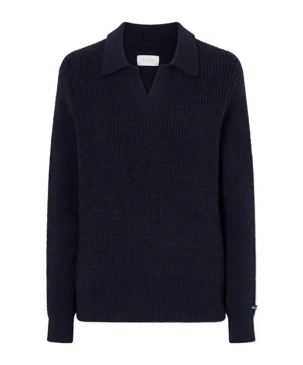 Aimé Leon Dore Cotton-blend Bouclé Polo Shirt - Black