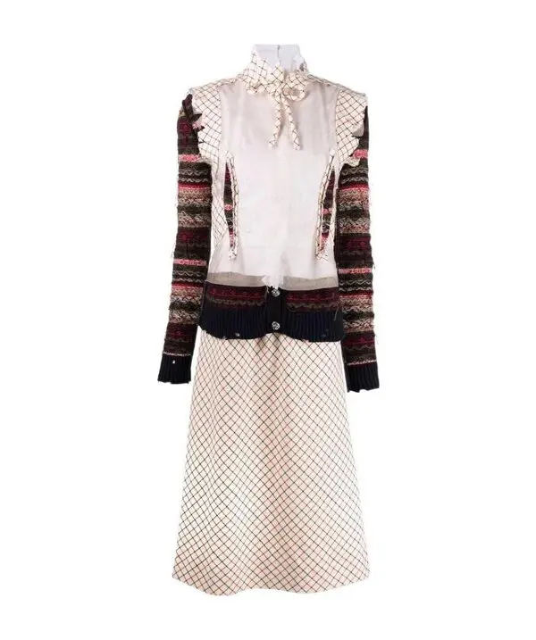 MAISON MARGIELA Spliced Cardigan Dress