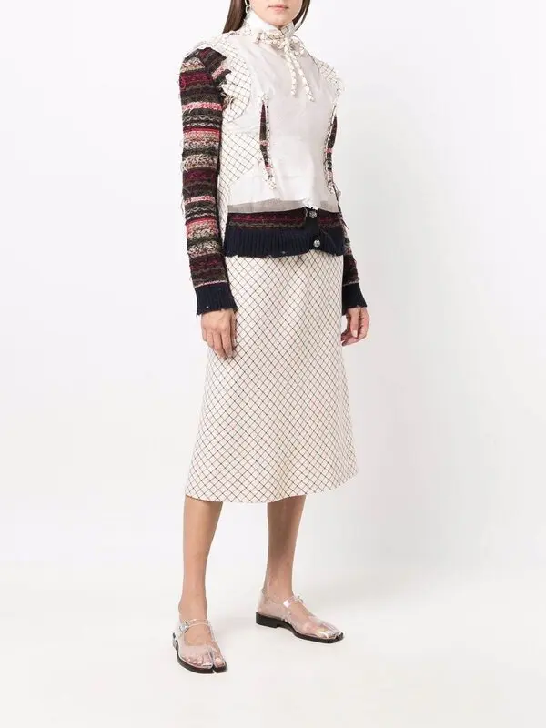 MAISON MARGIELA Spliced Cardigan Dress