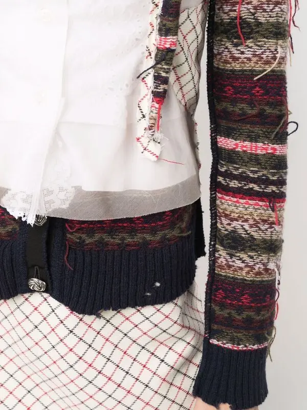MAISON MARGIELA Spliced Cardigan Dress