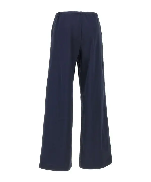 Herno Wide-leg Drawstring Pants - Navy