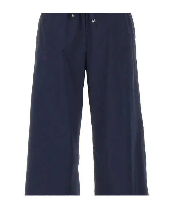 Herno Wide-leg Drawstring Pants - Navy