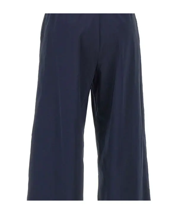 Herno Wide-leg Drawstring Pants - Navy