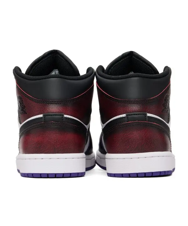 Nike Jordan 1 Mid Se High-top Casual Sneakers - Black