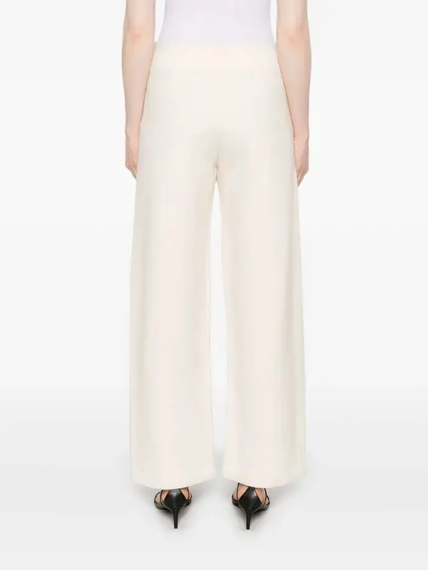 Max Mara Wool And Cashmere Knit Trousers